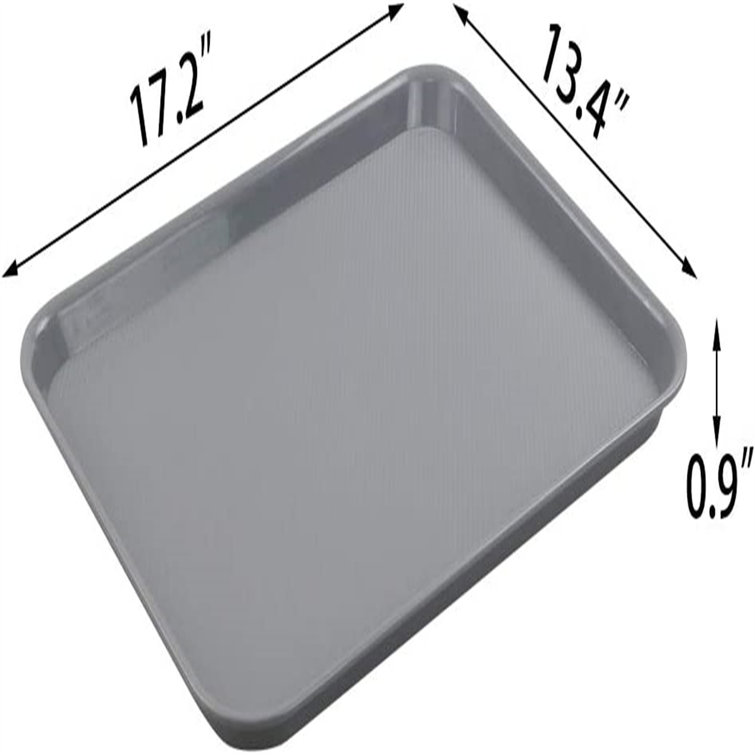 Latitude Run® 6-Pack Rectangular Plastic Serving Trays, Fast Food Cafeteria Tray - Wayfair Canada